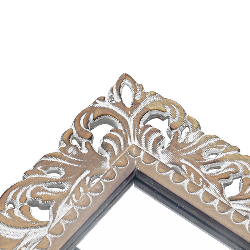 Ophelia & Co. Tripolia Distressed Wall Mirror | Wayfair